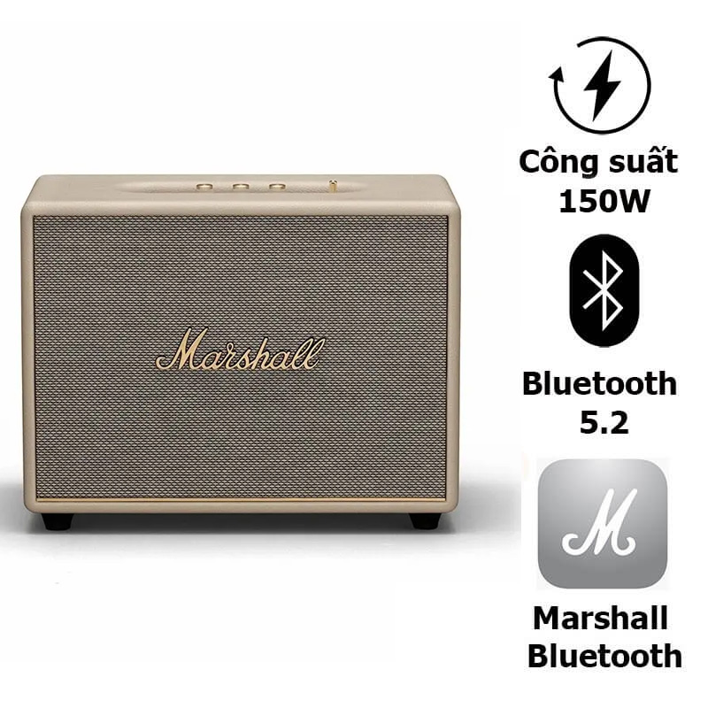 Loa Marshall Woburn 3 (III) ASH - Chính hãng bảo hành 12 tháng 1 đổi 1